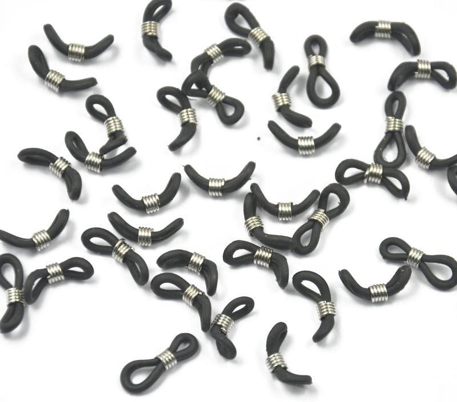 25 Pcs Eyeglasses Glasses Chain Strap Holder Rubber Loop End DIY ...