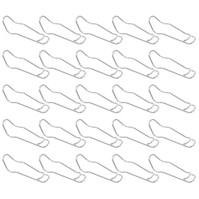 25 Pcs Fixing Buckle Plant Stake Garden Connector Wire Silver - Walmart.com