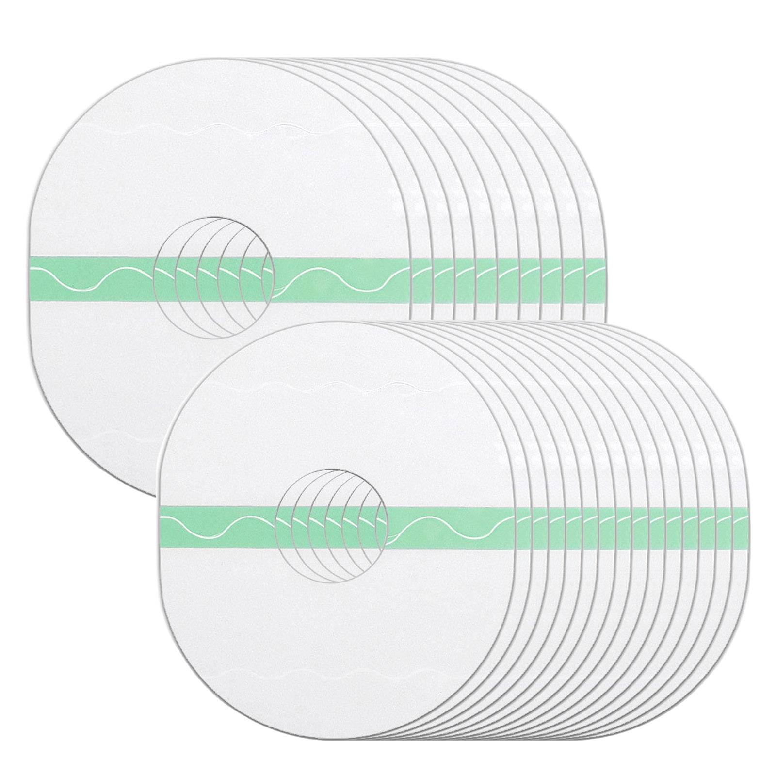 25 Pcs Freestyle Libre Adhesive Patches Oval Sensor Covers Transparent ...