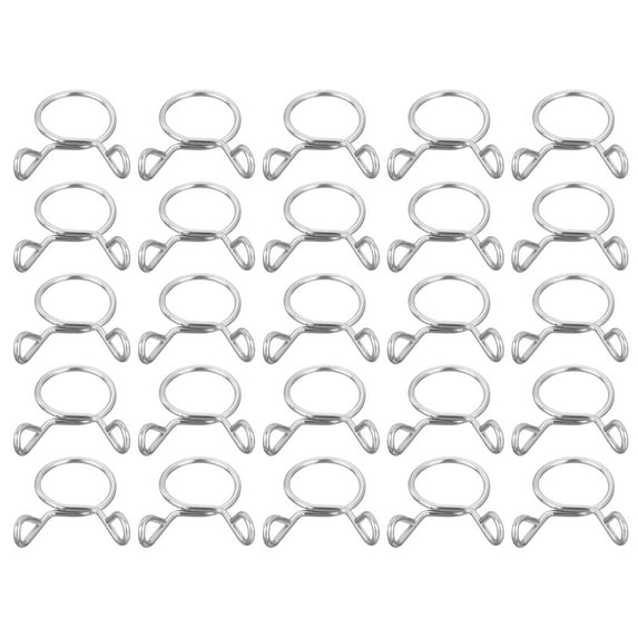 25 Pcs Fuel Line Hose Tubing Spring Clips 12mm Water Pipe Spring Clip ...