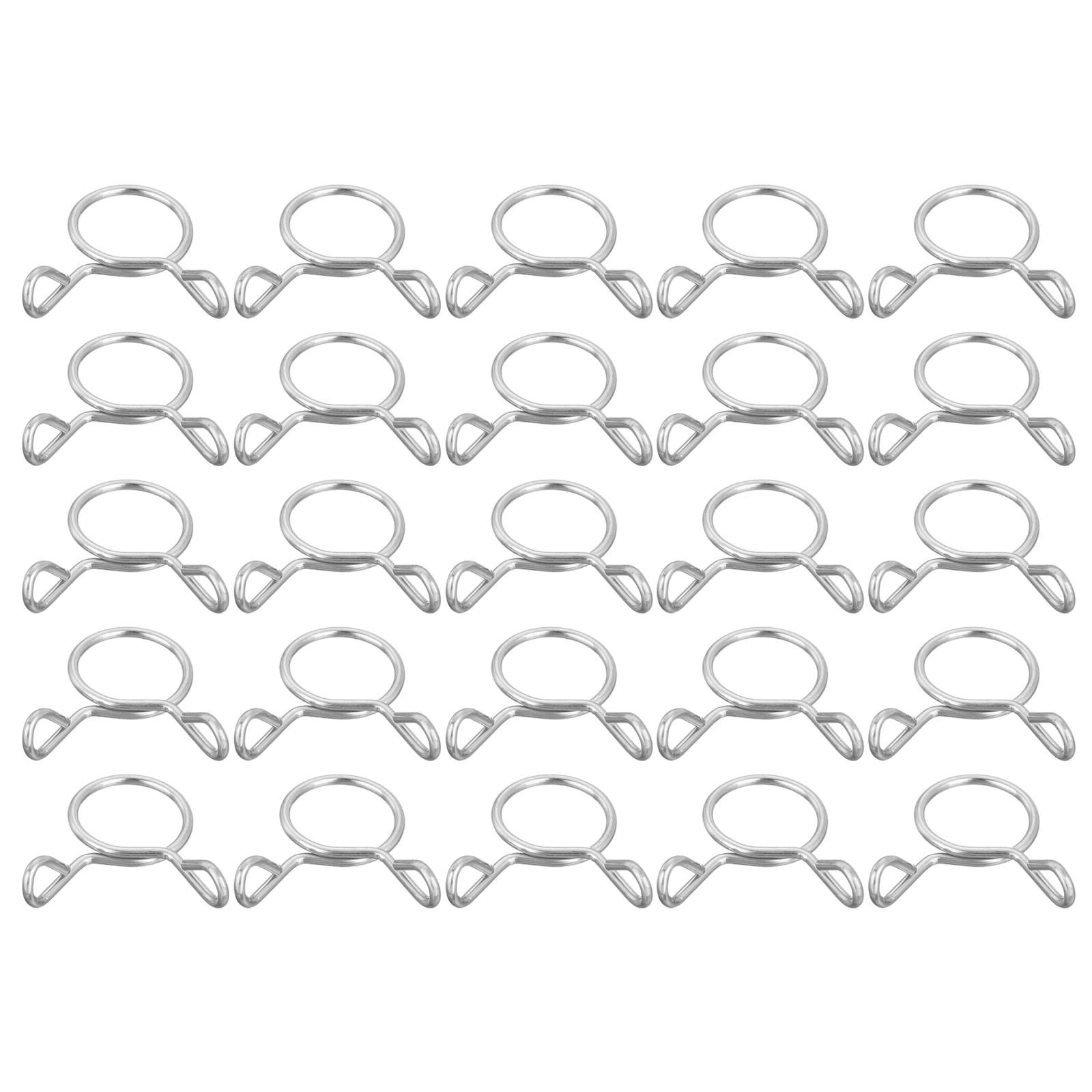 25 Pcs Fuel Line Hose Tubing Spring Clips 14mm Water Pipe Spring Clip ...