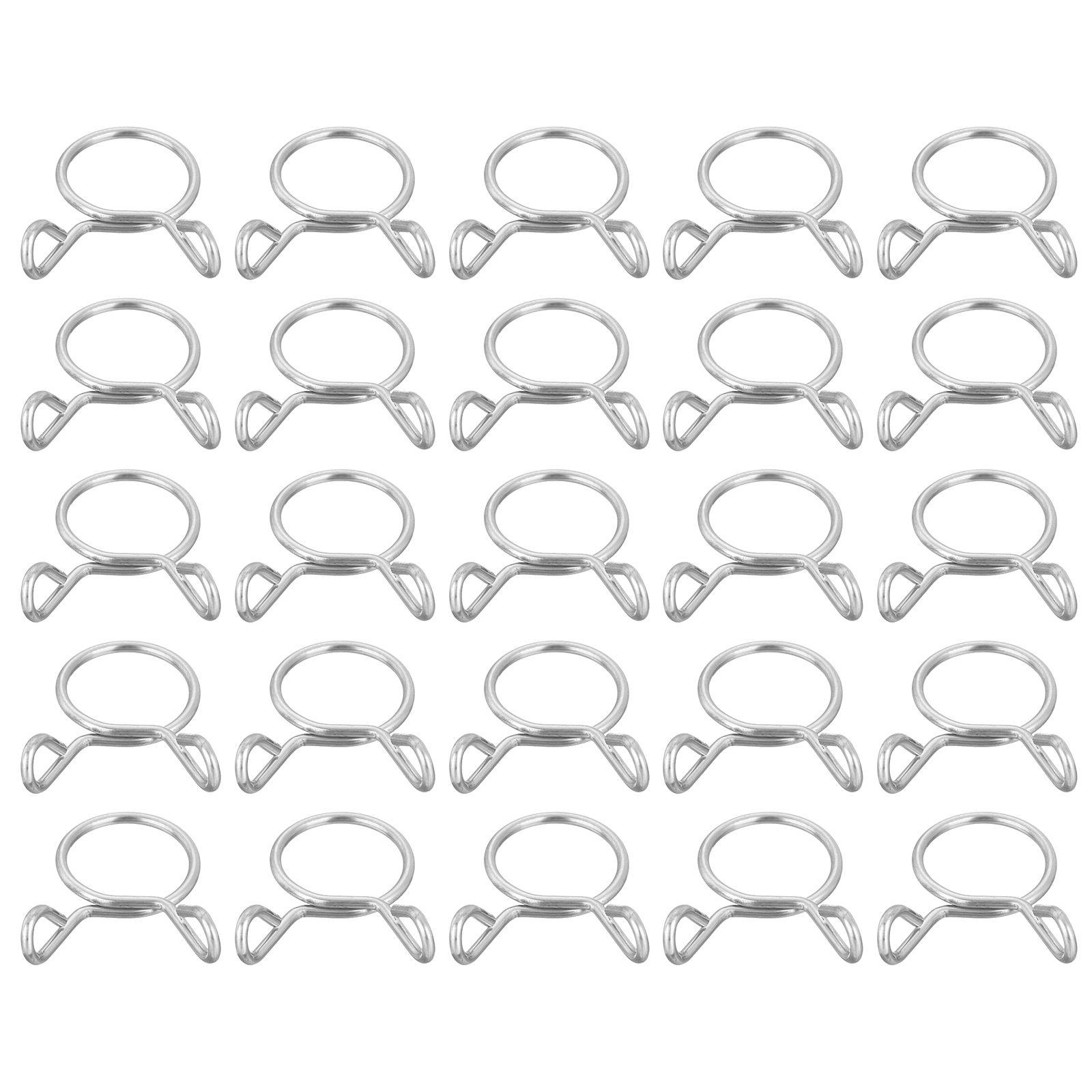 25 Pcs Fuel Line Hose Tubing Spring Clips 15mm Water Pipe Spring Clip ...