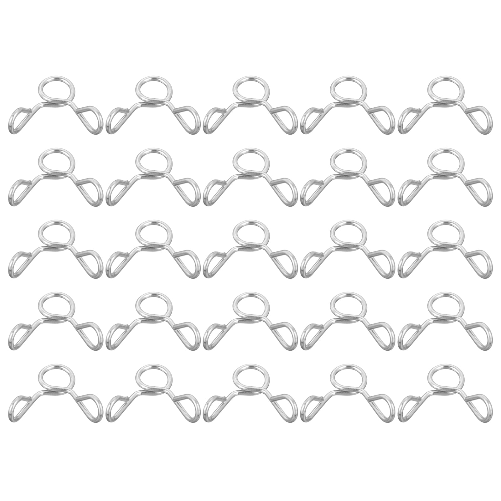 25 Pcs Fuel Line Hose Tubing Spring Clips 5mm Water Pipe Spring Clip ...
