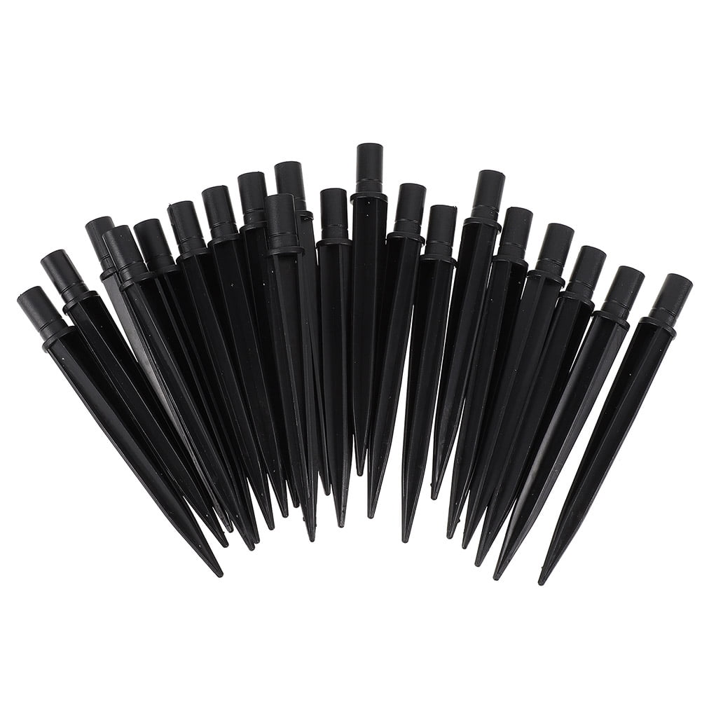 25 Pcs Ground Plug Plastic Spike Garden Light Spikes Stakes Outdoor ...