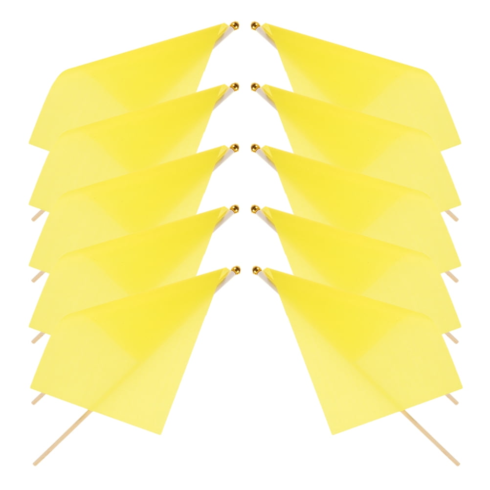 25 Pcs Hand Waving Flag Colored Hand Flags Handheld Colored Flags ...