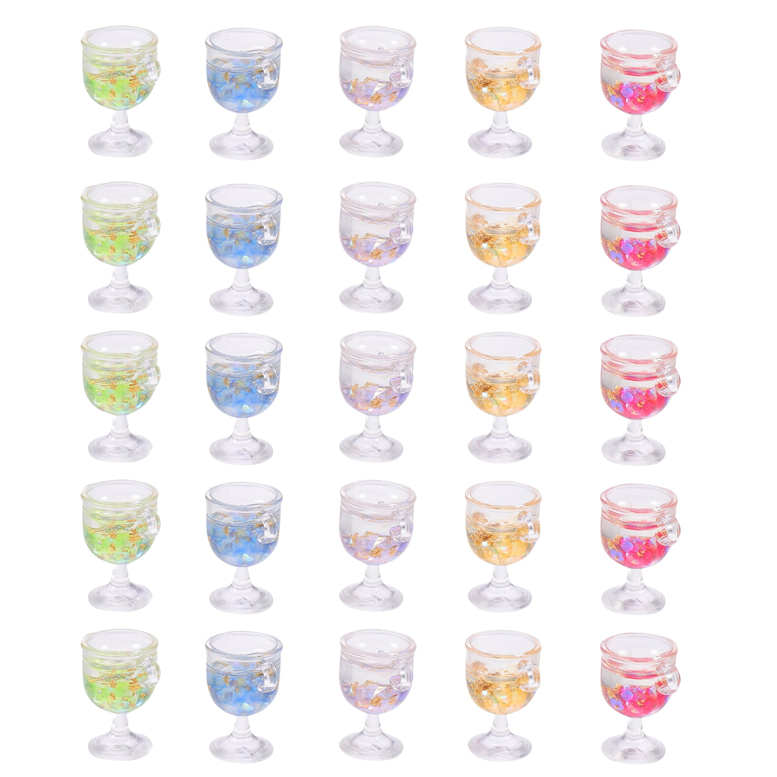 25 Pcs Heart-shaped Mini Simulation - Walmart.com