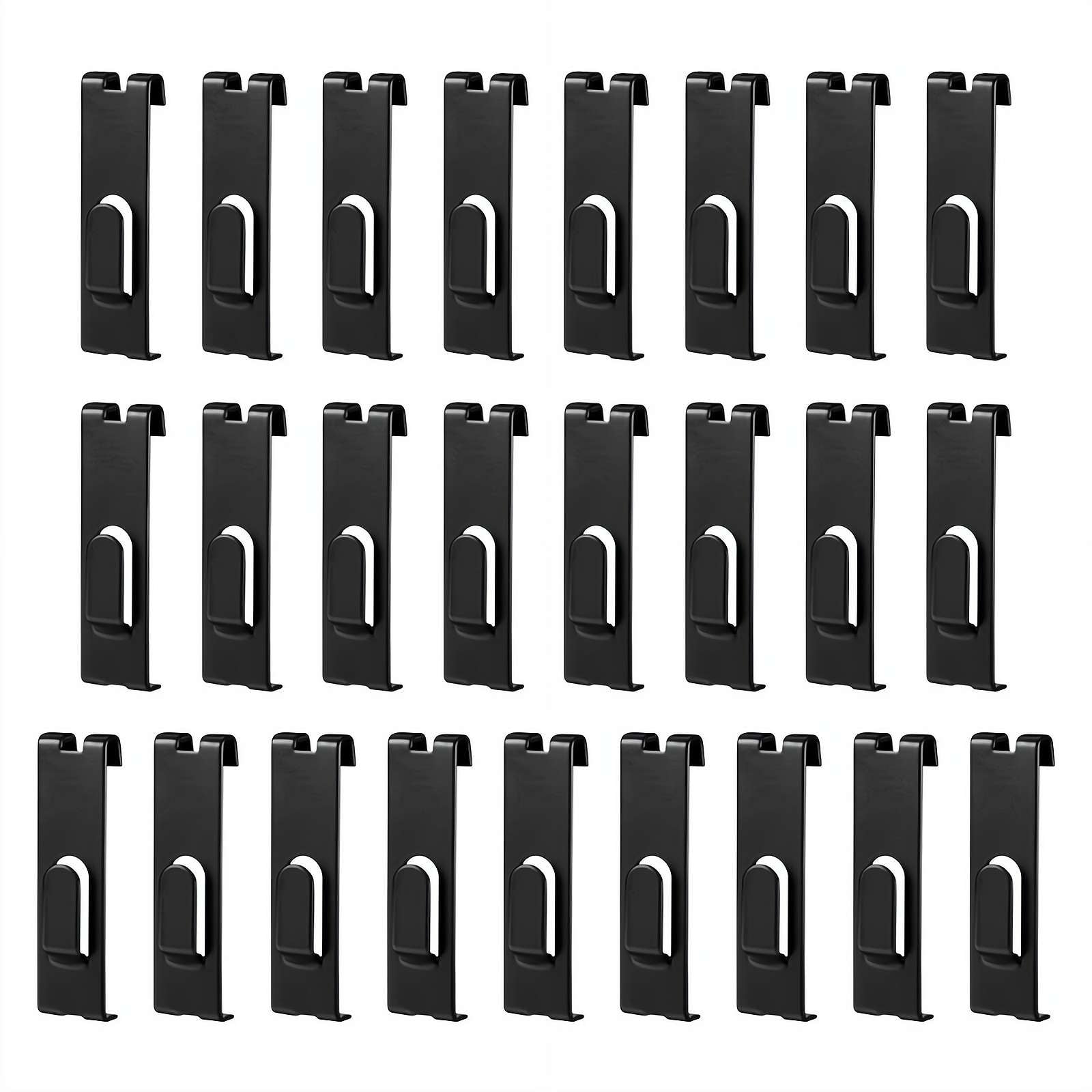 25 Pcs Heavy-Duty Gridwall Hooks, Wire Grid Panel Hangers for Displays ...