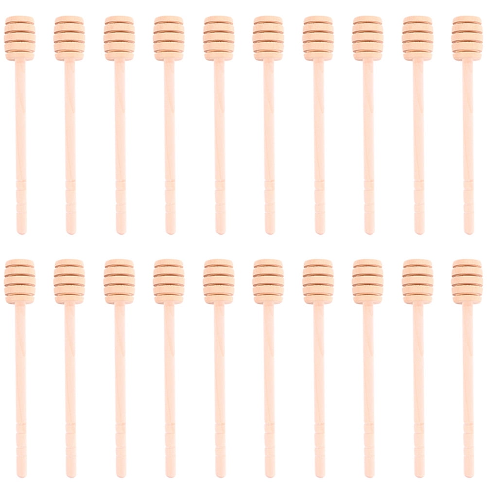 25 Pcs Wooden Honey Stirrer Kitchen Pot Sticks Child - Walmart.com