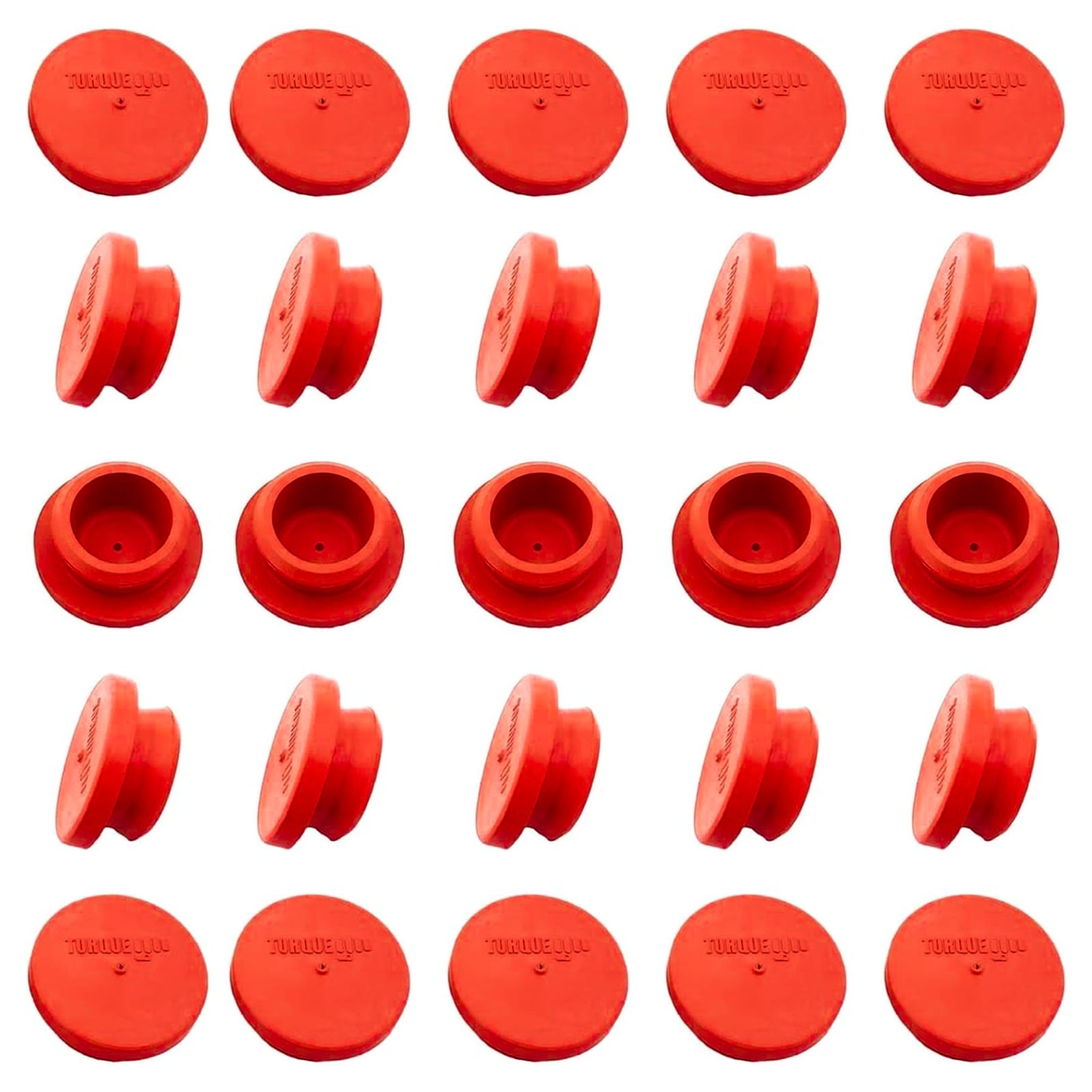 25 Pcs Hub Cap Rubber Plug Replaces 359-5990 - Walmart.com