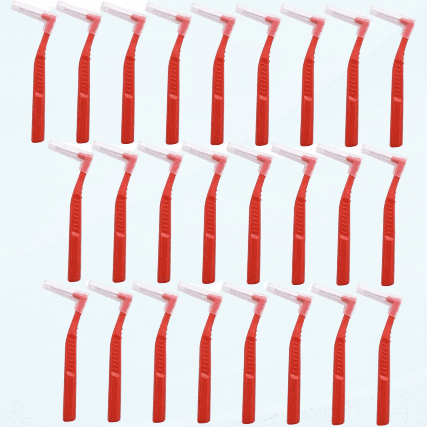 25 Pcs Interdental Angle Brushes,Reusable Dental Cleaners,Oral Dental ...
