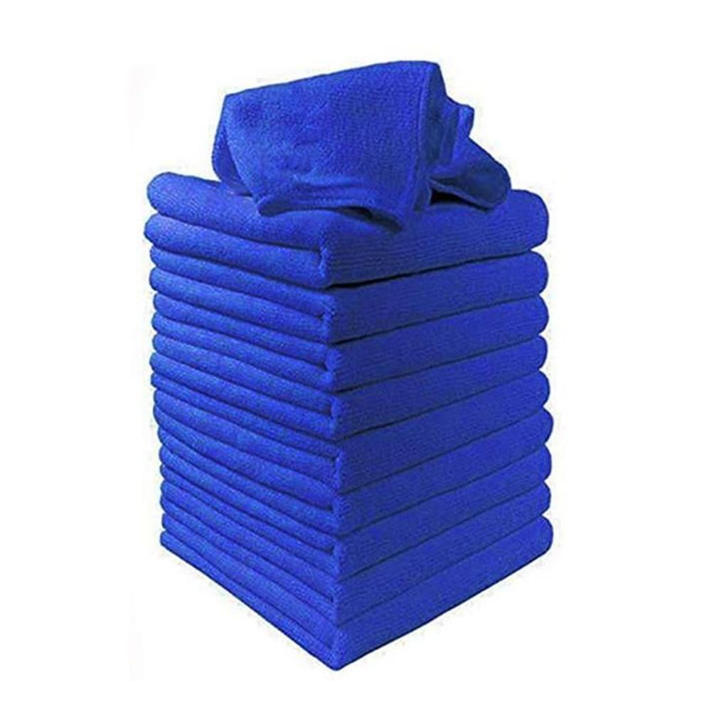 25 Pcs Large Microfiber Cleaning Auto Car Detailing Towel Cloth Soft ...
