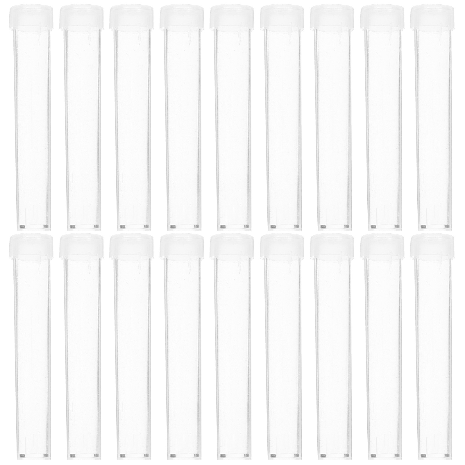 25 Pcs Lids Vials Test Tube Storage Tube 7 50X1 20X1 20CM Walmart
