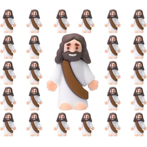 Rubber Jesus Action Figures