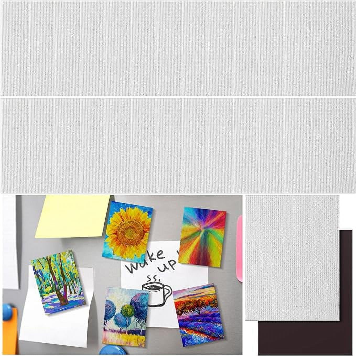 25 Pcs Magnetic Painting Canvas Panel Magnetic Mini Canvas Boards ...