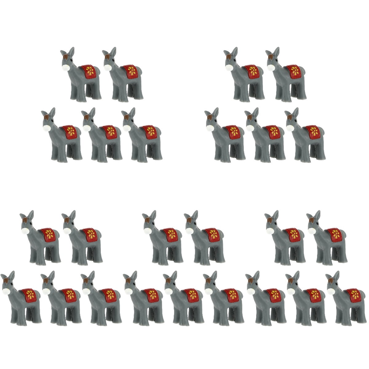 25 Pcs Micro Landscape Little Donkey Resin Crafts Scene Decor Kids+toys ...