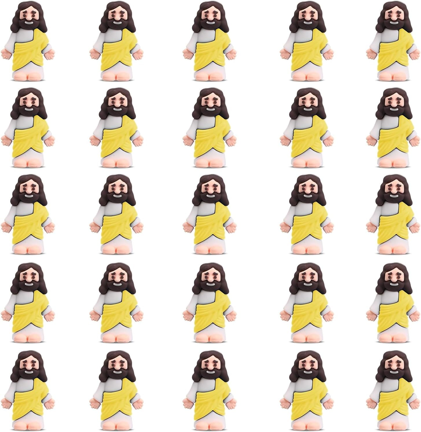 25 Pcs Mini Jesus Little Jesus Figurine Tiny Jesus Baptism Gift Jesus ...