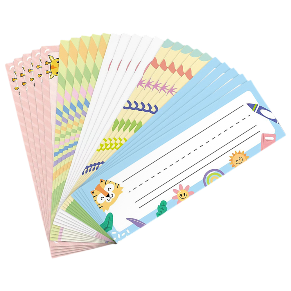 25 Pcs Name Tags for Desk Elementary Classroom Nameplates Paper Student ...