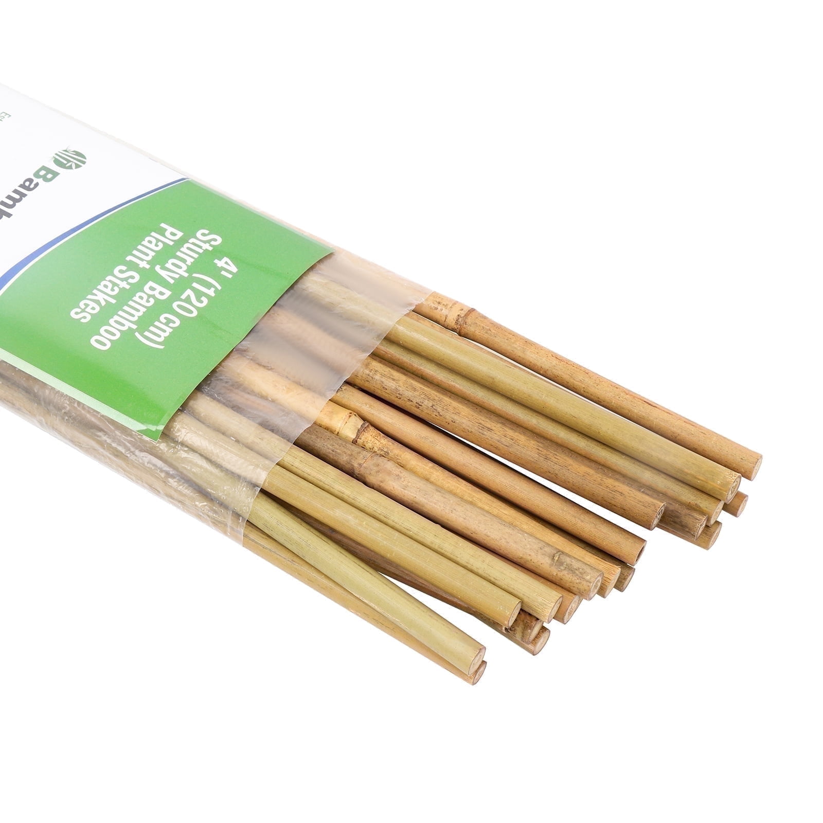 Bamboogro, Bamboo Plant Supports, 4ft, 25pcs Natural Stakes - Walmart.com