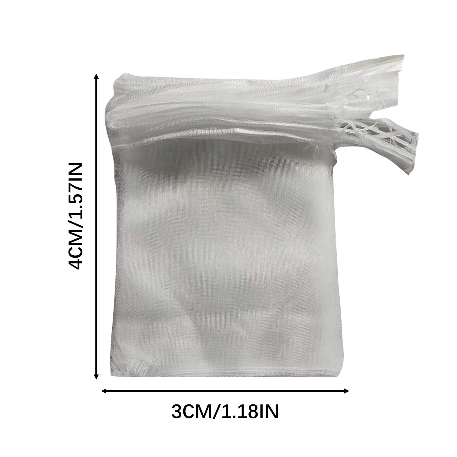 25 Pcs Netting Bags, Garden Plant Fruit Protect Drawstring Net Bag ...