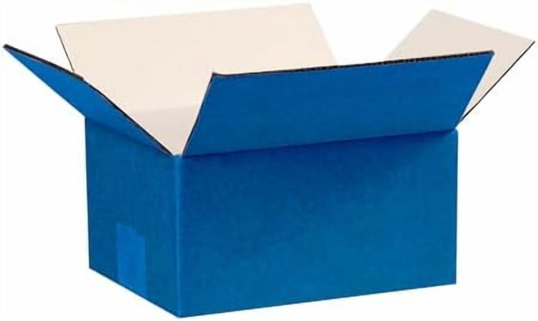25 Pcs Pack Shipping Boxes For Small Business, Made In USA- Blue ...