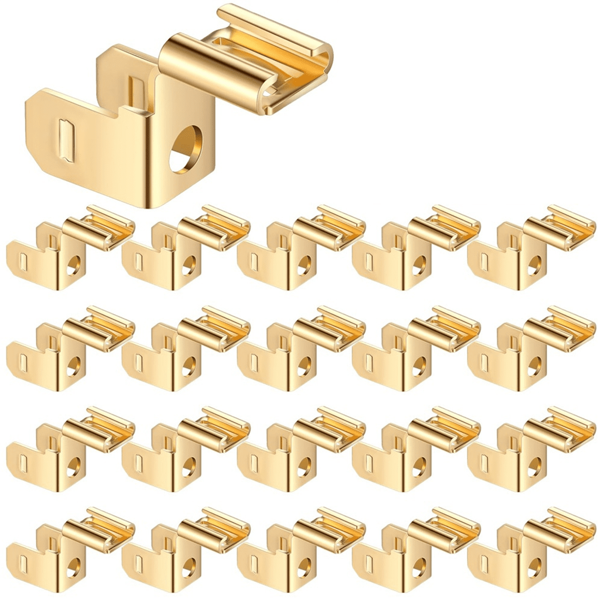 25 Pcs Piggyback Spade Connectors Chair Terminal Quick Disconnect ...