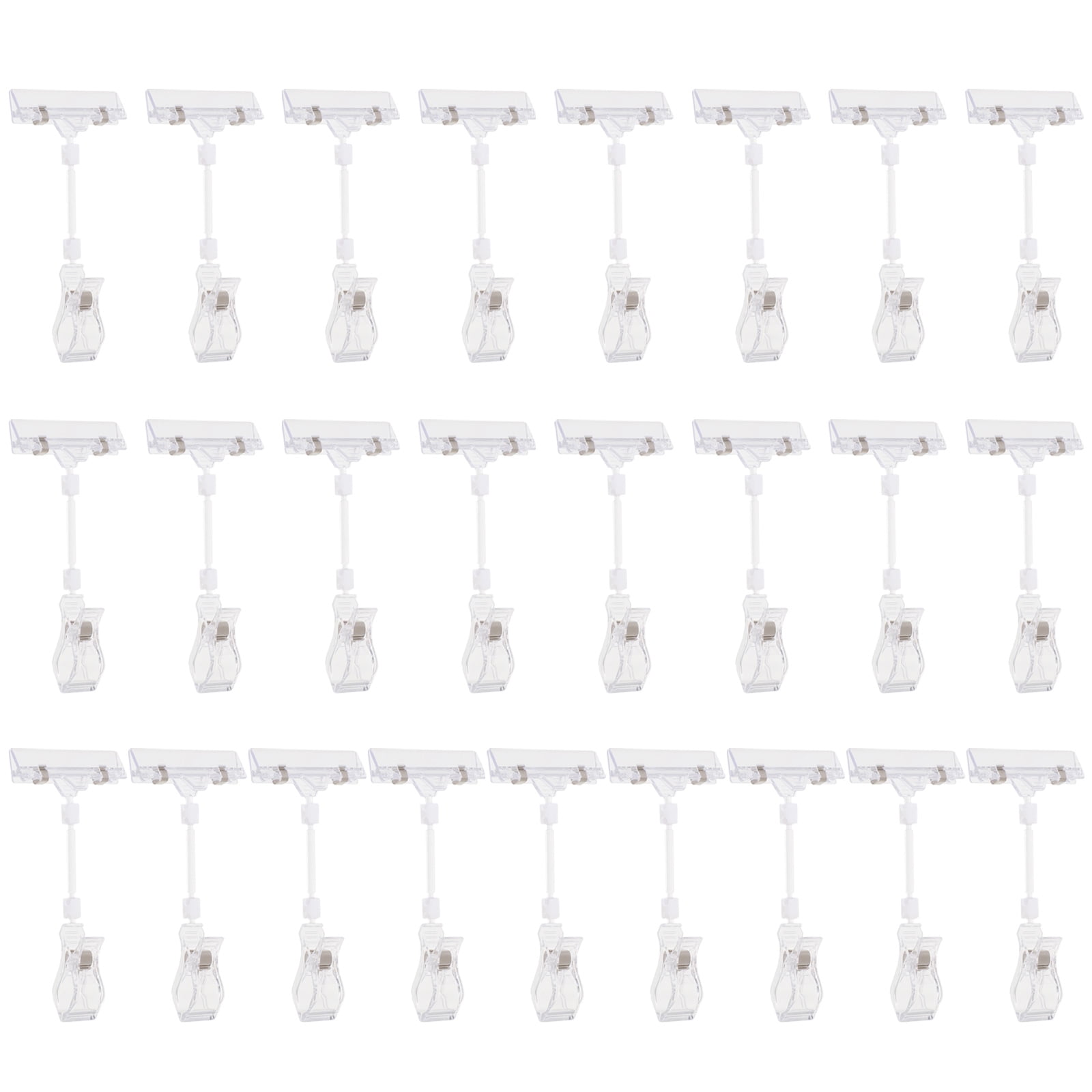 25 Pcs Pin Price Tag Holder Exhibition Clip Supermarket Office ...