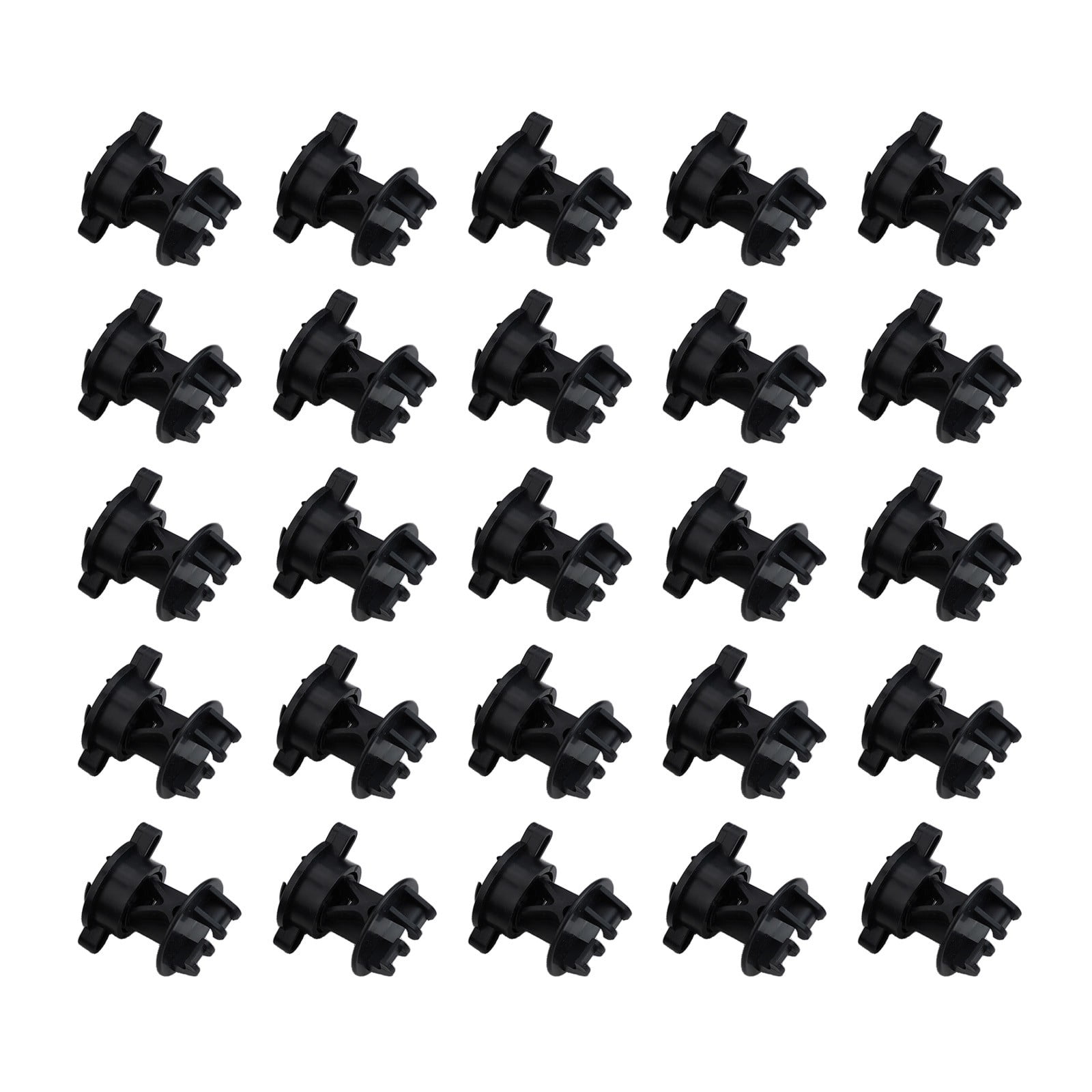 25 Pcs Plastic Screw Tight Round Post Insulators for Electric Fence ...