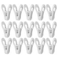 25 Pcs Hang Pin Bright Plastic Towel Clips for Laundry Line & Clothes ...