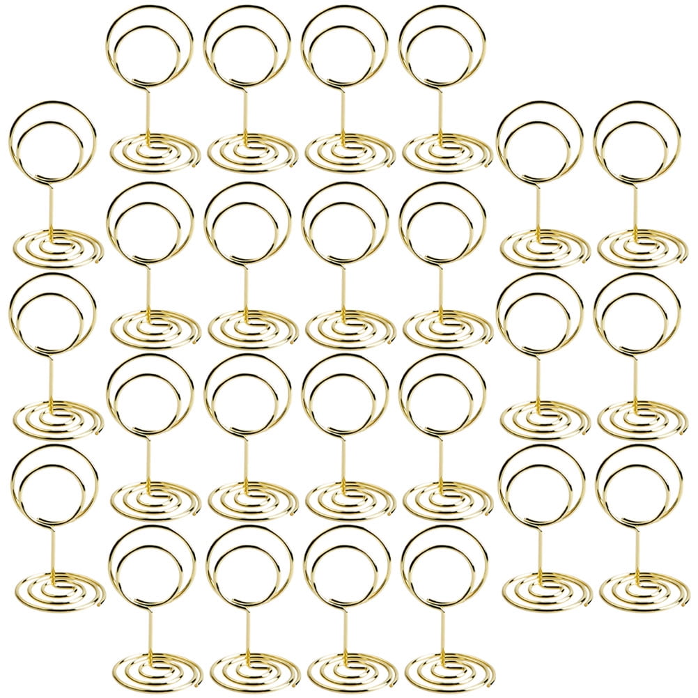 25 Pcs Plate Holder Wire Picture Holders for Tables Display Shelves ...