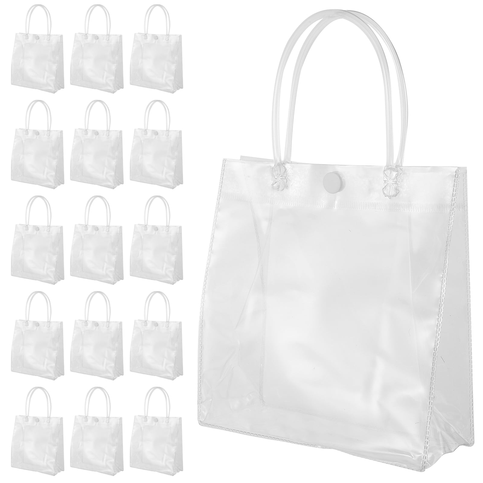25 Pcs Portable Filling Pipe Seam Filler Transparent Tote Bag - Walmart.com