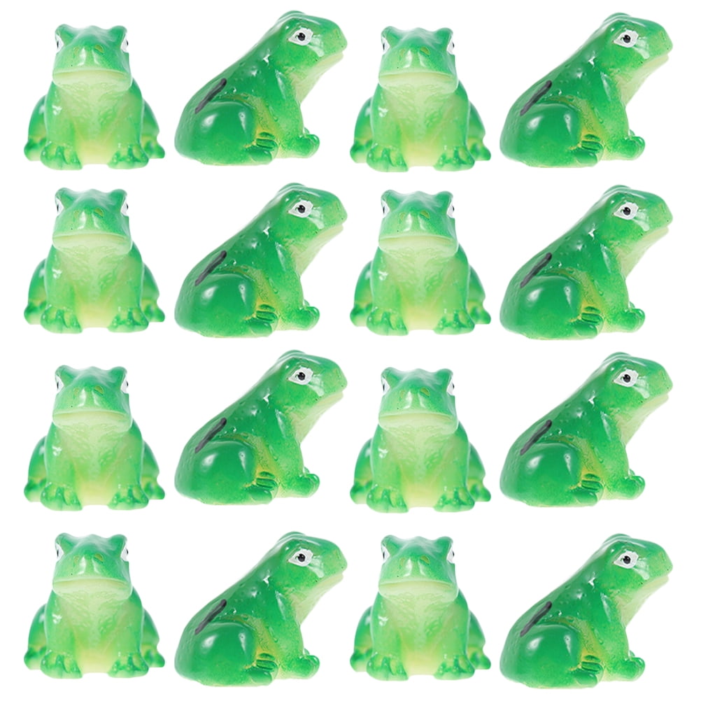 25 Pcs Pots for Plants Small Frog Figurines Garden Animal Statue ...
