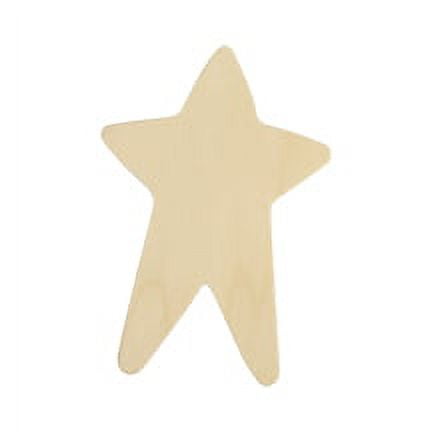 25 Pcs Primitive Star Cut Outs 4" tall x 2-5/8" wide x approx 1/8 ...