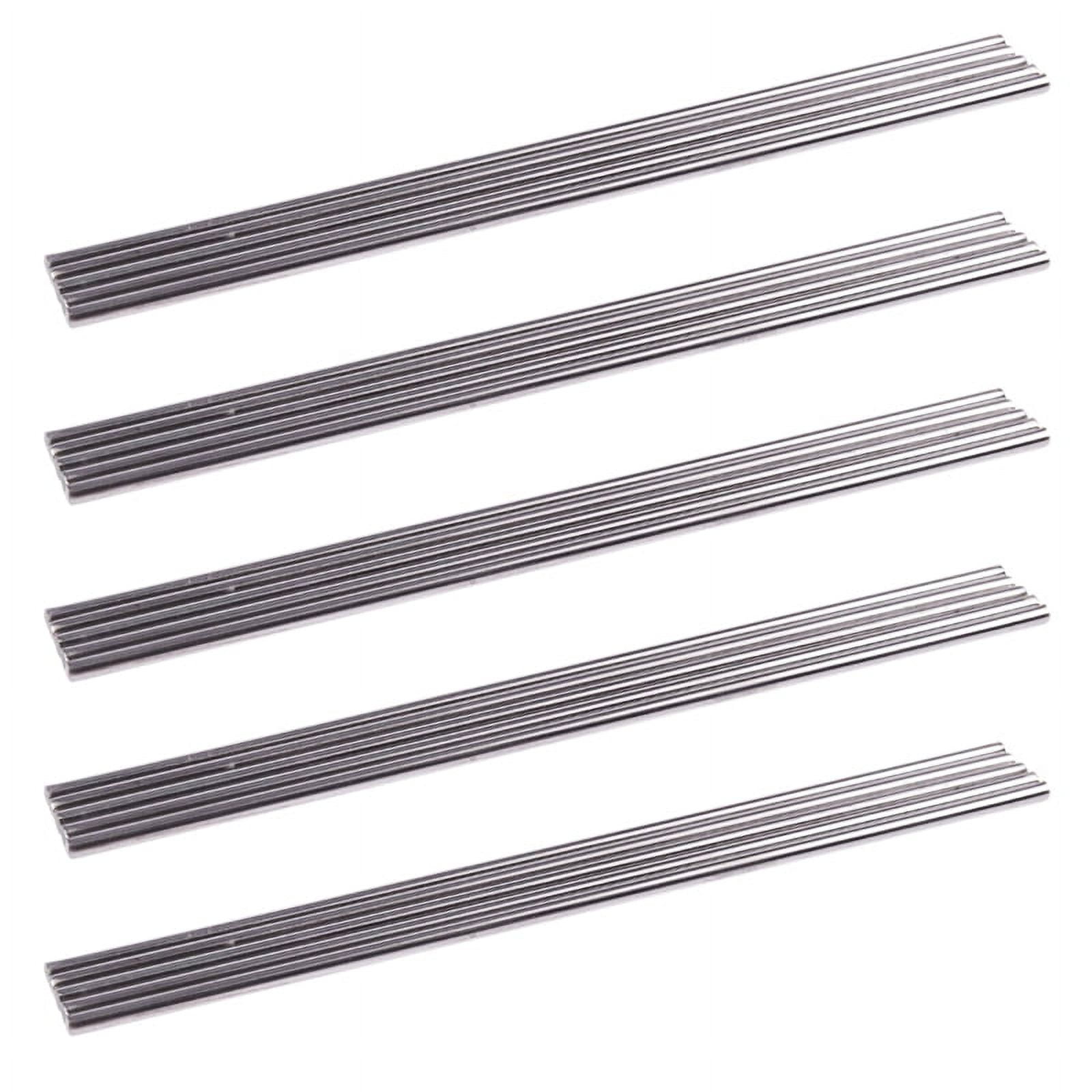 25 Pcs RC Airplane Stainless Steel Round Rods Axles Bars 3mm x 150mm ...