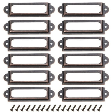 1.65 x 3.9 Inches Shelf Label Holder Clear Plastic Clip on Labels Shelf ...