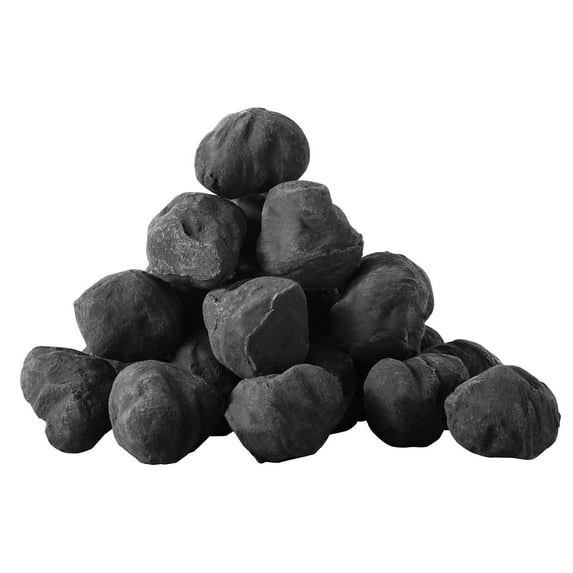 25 Pcs Reusable Lava Rocks Fire Stones for Fire Pit, 1.2-2.0 Inch ...