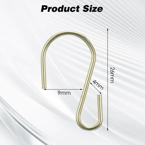 25 Pcs S Hooks for Hanging, Metal Hanging Hook S Shaped Metal Hook ...