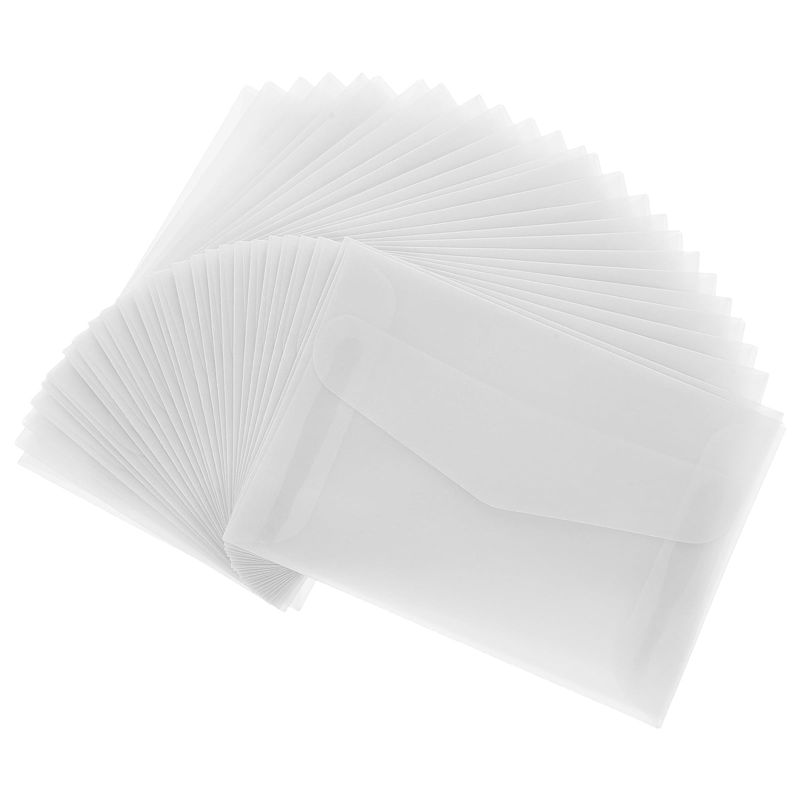 25 Pcs Semi-transparent Paper Envelope Small Envelopes Paper Bag Small ...