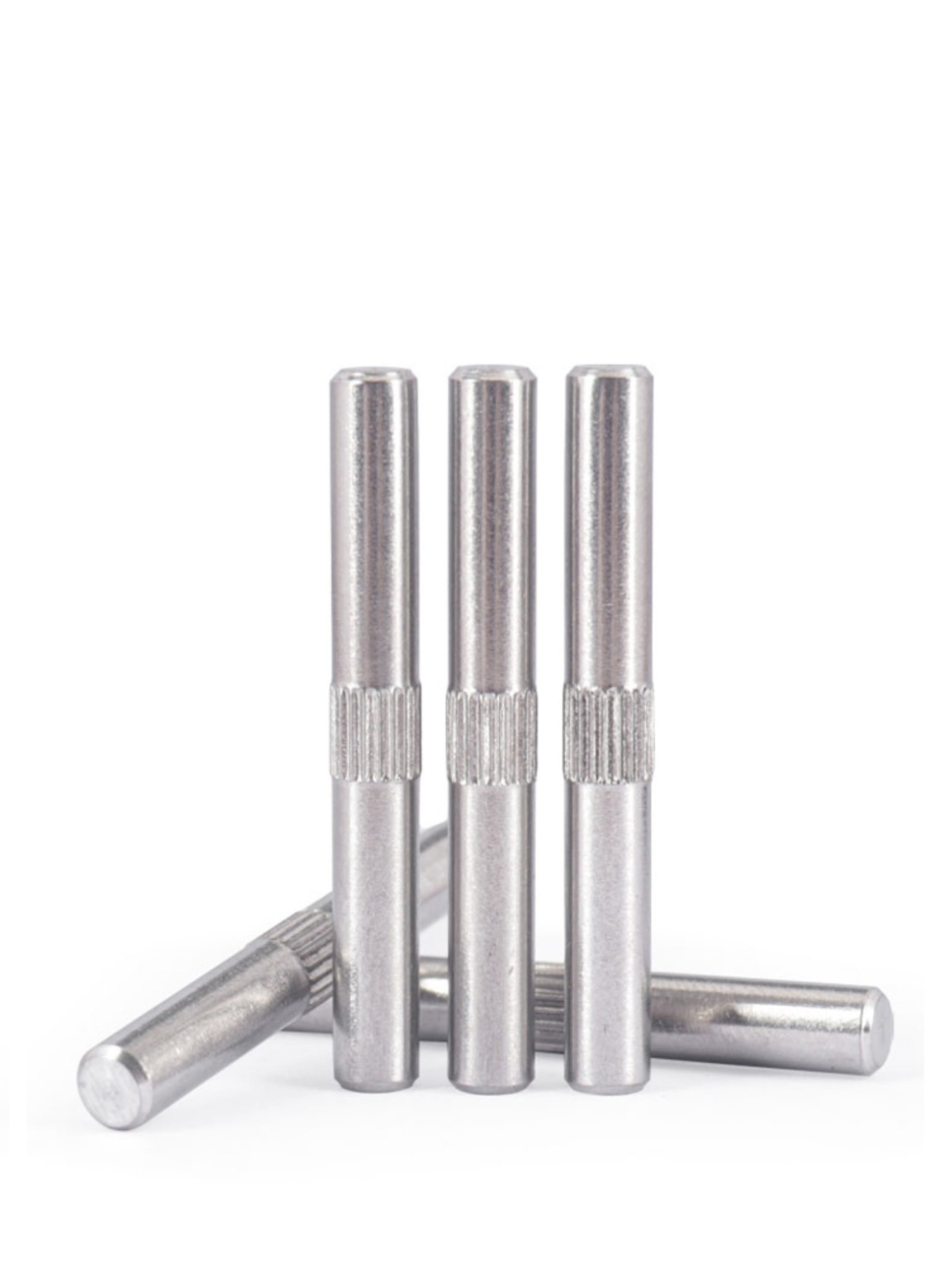 25 Pcs Stainless Steel Middle Knurled Rivet Pin M2X10mm. - Walmart.com