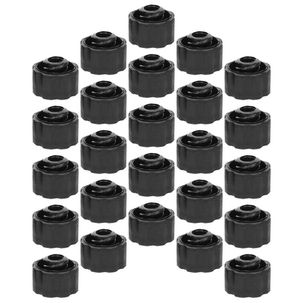 25 Pcs Syringe Plug Dispensing Needle Cap Tip Caps Adapter for Bottles ...