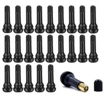 4Pcs Tubeless Wheel Tire Tyre Valve Stem Cap Kit Metal Rubber Stem Cap ...