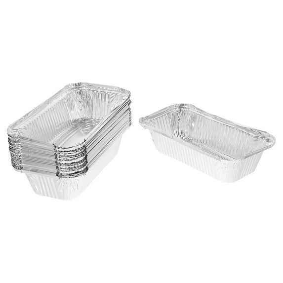 25 Pcs Tin Box Portable Grill Pans Aluminum Foil Boxes Food Containers ...