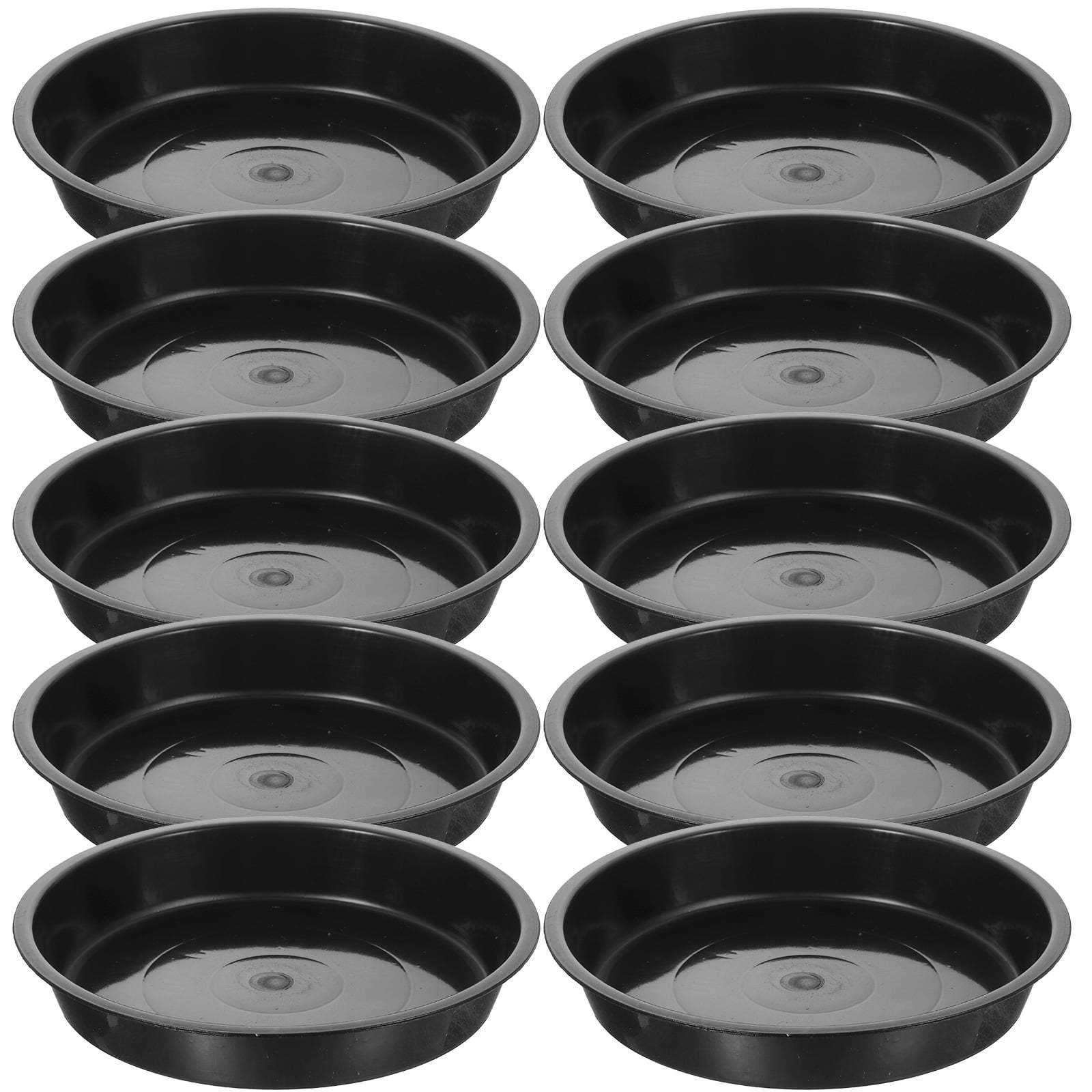 25 Pcs Plastic Water Trays for Potted Plants Garden Drip Tray Plant ...