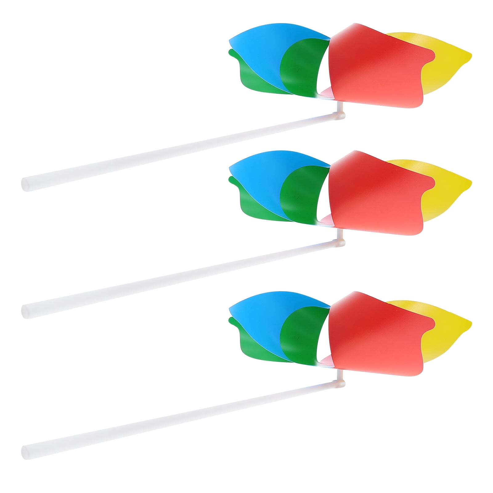 25 Pcs Wind Spinners Advertising Plastic Windmill Rotating - Walmart.com