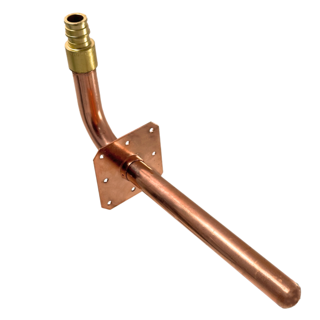 25 Pcs. XFITTING 1/2" Pex-A Stub Out Elbow with Flange, 4" x 8" - Walmart.com