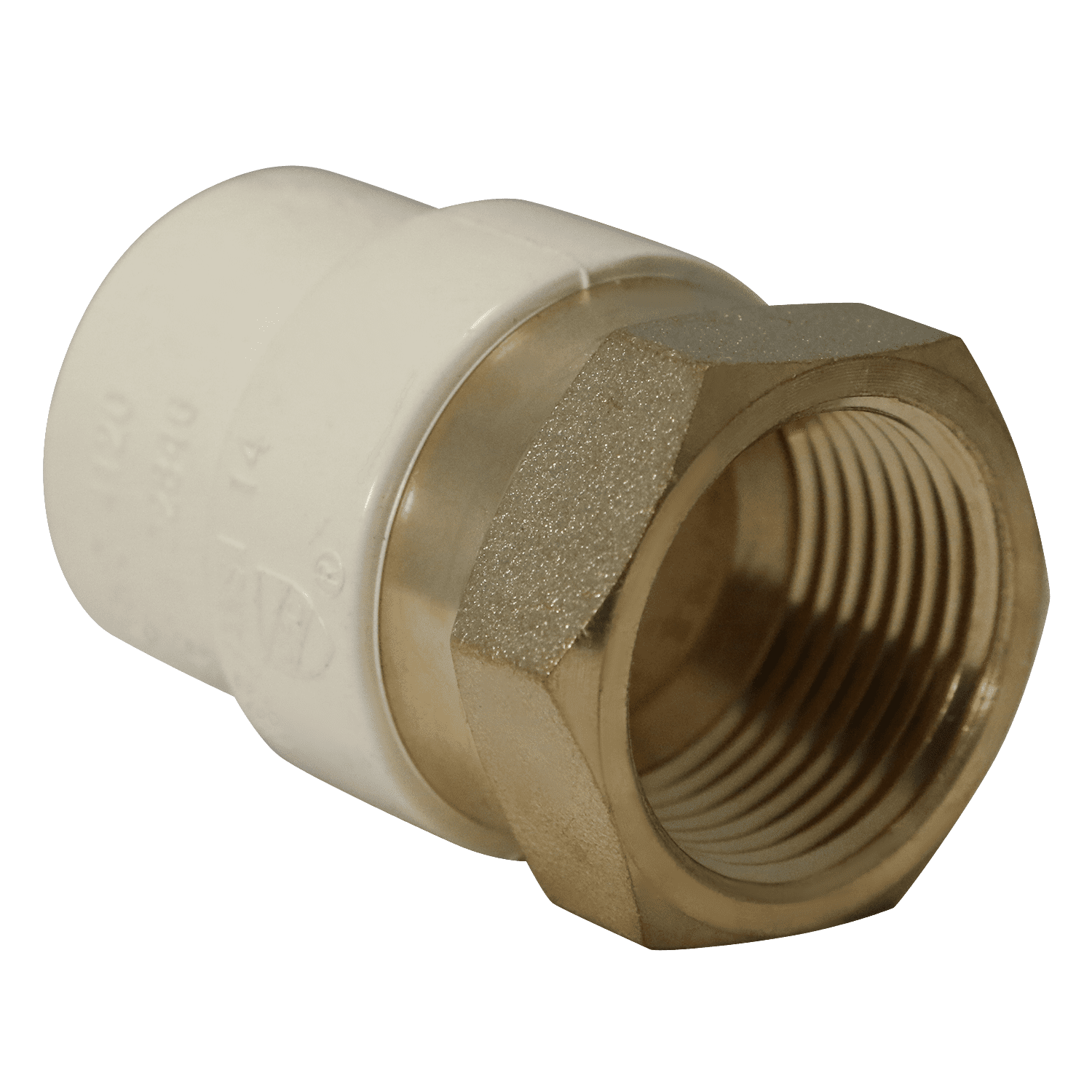 25 Pcs XFITTING 3/4" CPVC X 3/4" FNPT Transition Coupling, 3-2-2=25XX ...