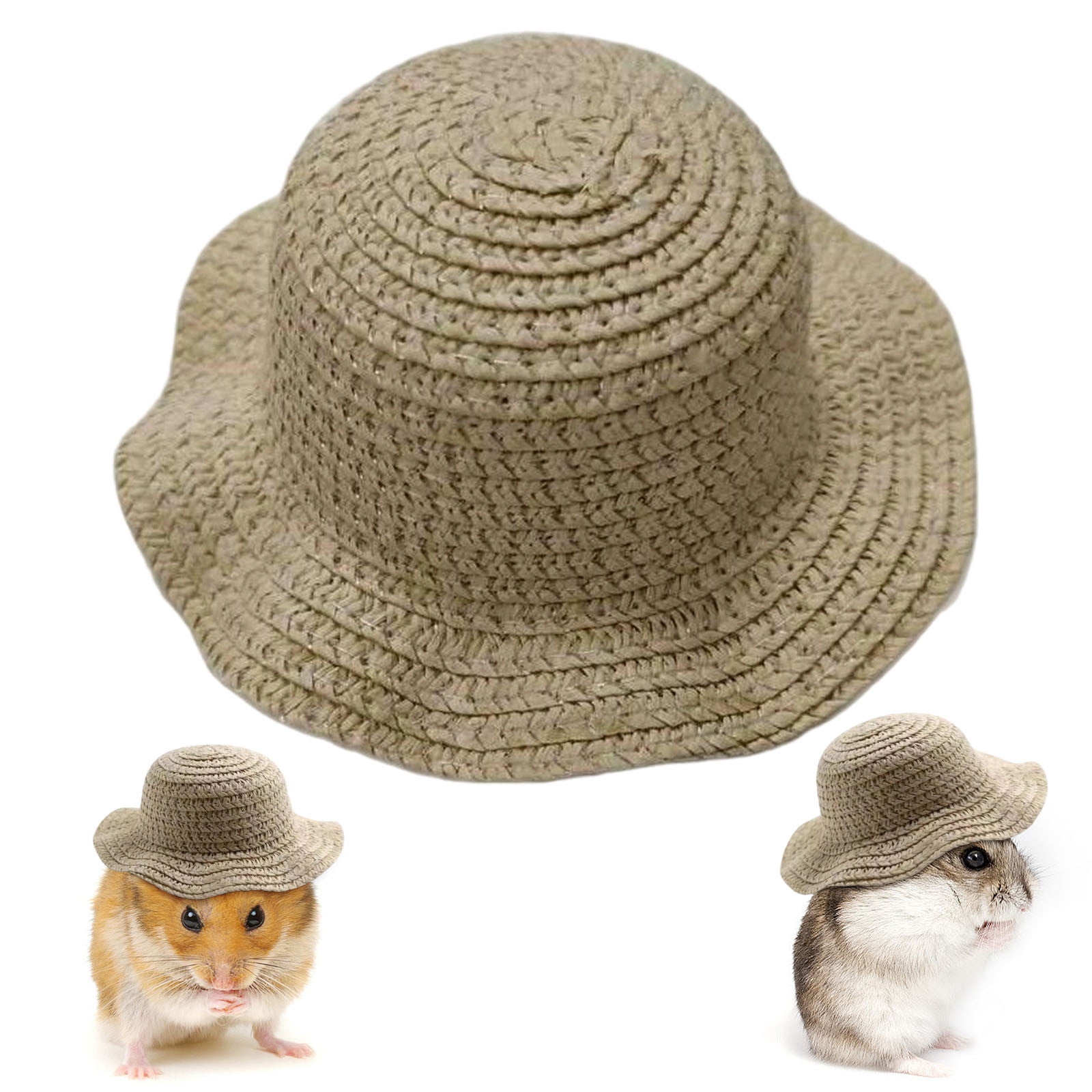 Under 25, Pet Mini Straw Hats, Stylish Summer Sun Protection, Small Dog ...