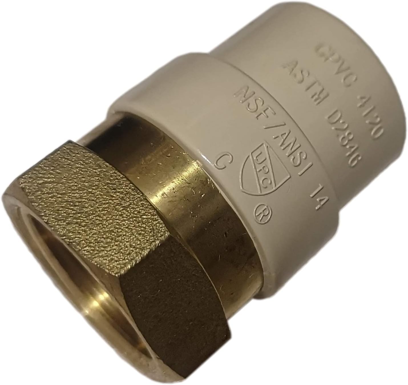 25 Pieces 3/4" Female NPT x 3/4" CPVC Adapter, 3/4" CPVC Female Adapter ...