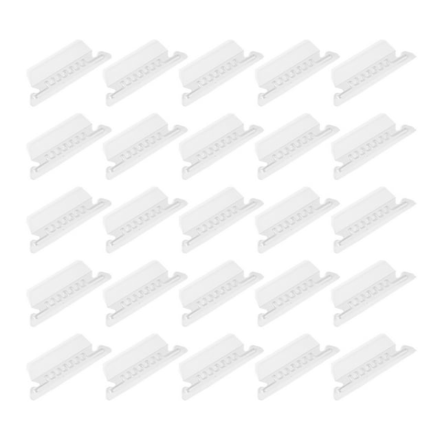 25 Pieces 3.5 Inch Clear Hanging Folder Tabs Hanging File Folder Tabs ...
