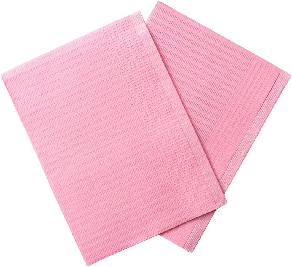 25 Pieces Disposable Tattoo Bibs 3 Ply Dental Bibs Patient Bibs Tattoo ...