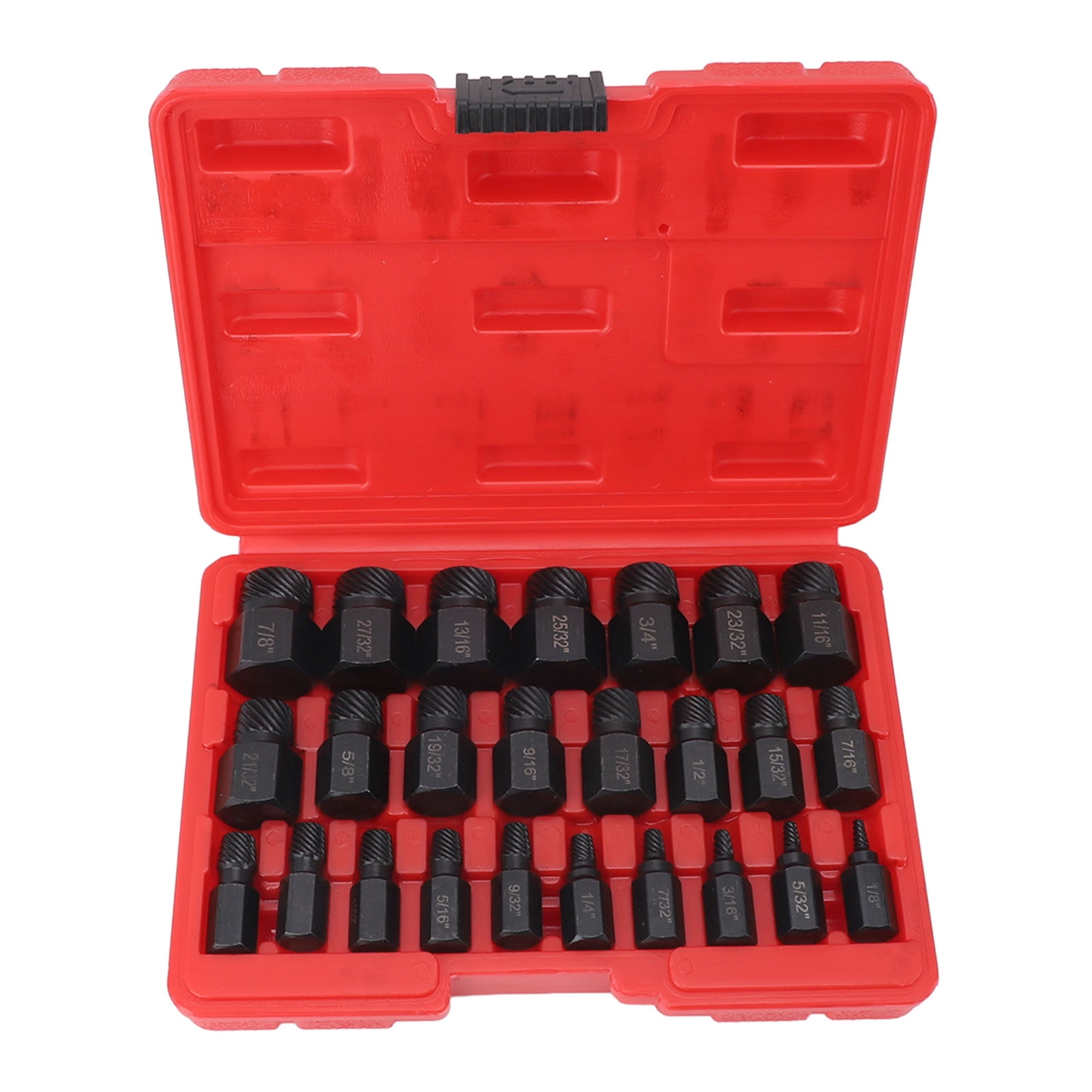 25 Pieces Screw Extractors Hex Shank Imperial Screw Remover Tool for ...